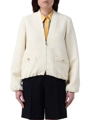 Gucci Zip-up Textured Jacket - Cream