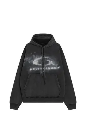 Balenciaga Oversized Loop Hoodie - Black