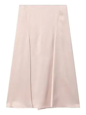 Fendi Silk Satin Skirt - Cream