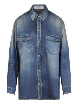 GOLDEN GOOSE Patty Overshirt - Blue