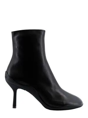 Balenciaga Shibuya Leather Boots With Side Zip - Black