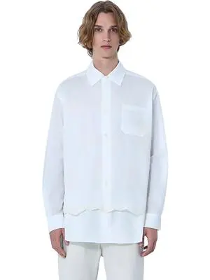 Our Legacy Embroidered Cotton Poplin Shirt - White