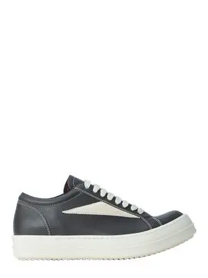 Rick Owens Low-top Leather Sneakers - Gray