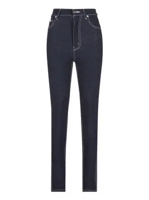 Celine Skinny Fit Denim Jeans - Multicolor