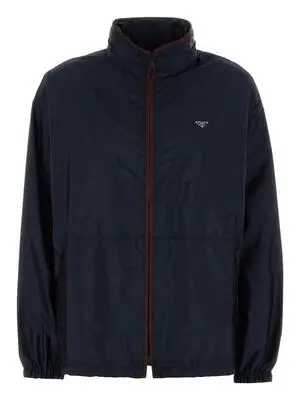 Prada Nylon Zip-up Jacket - Red