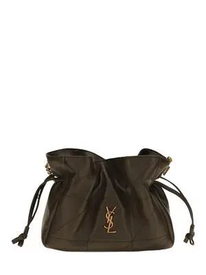 Saint Laurent Jamie Pouch With Strap - Green