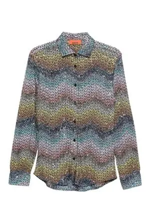 Missoni Missoni "Caperdon" Long Sleeve Shirt Multicolor