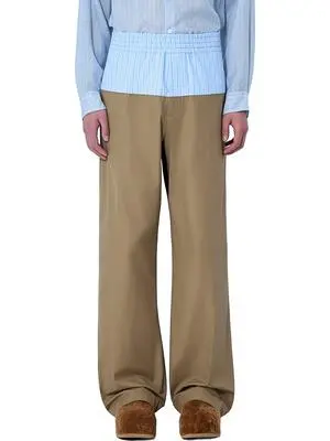 Dries Van Noten Wide-leg Trousers With Elasticated Waistband - Multicolor