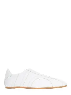 TOTEME TOTEME Canvas Sneakers With Leather Inserts Multicolor