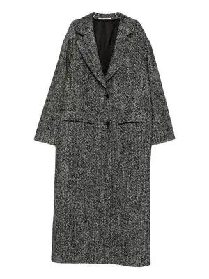 Tagliatore Wool Blend Single-breasted Coat - Multicolor