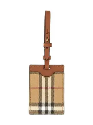 Burberry Nameplate Porte Adresse Check - Multicolor