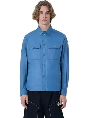Moncler Technical Ripstop Overshirt - Blue