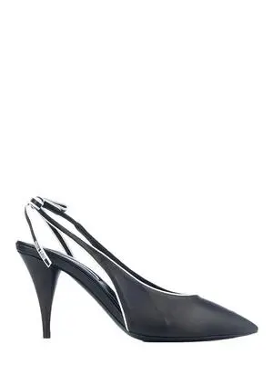 Miu Miu Slingback Pumps With Stiletto Heel - Multicolor