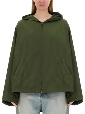Balenciaga Hooded Jacket - Brown