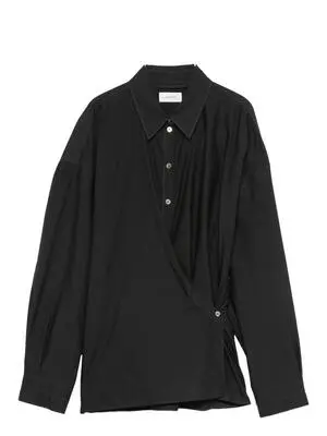 LEMAIRE Cotton And Silk Blend Shirt - Multicolor