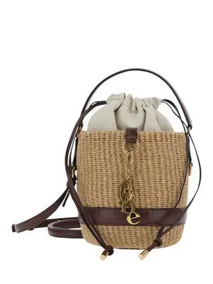 Chloé Bucket Bag With Leather Charm - Multicolor