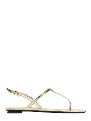 Prada Platinum Thong Sandals - Silver