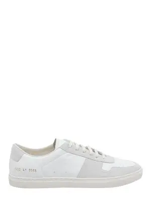 COMMON PROJECTS Bball Sneakers Calf And Suede Leather, Italy - White