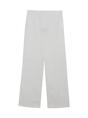 Fendi Cotton Trousers - White