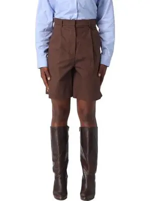 Max Mara Tailored Pleated Shorts - Brown