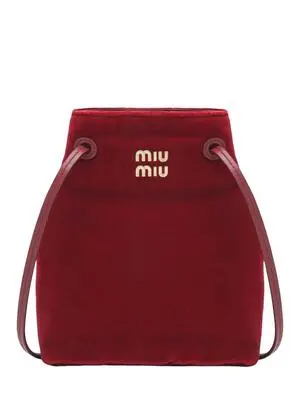 Miu Miu Velvet Pouch - Red