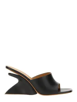 Off-White Mule Jug" Leather Mules - Black