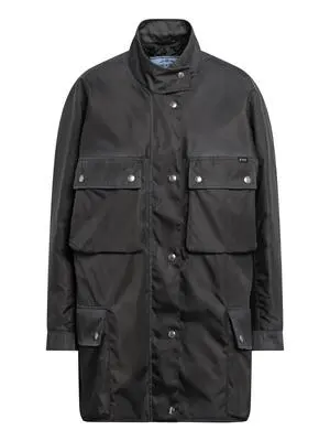 Prada Washed Re-nylon Raincoat - Gray