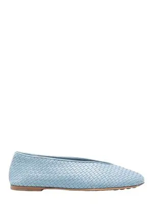 Bottega Veneta Woven Leather Ballerinas - Multicolor