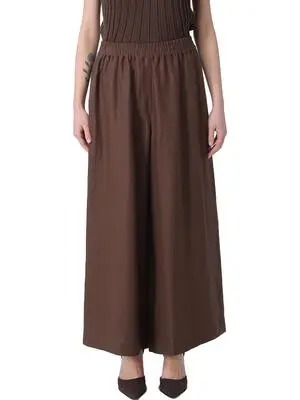 Max Mara Linen Wide Leg Pants - Brown