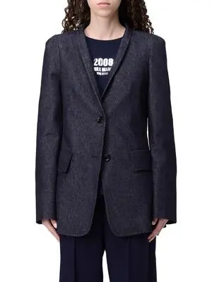 Max Mara Tailored Denim Blazer - Blue