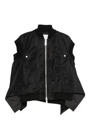 Sacai Nylon Zipped Vest - Multicolor