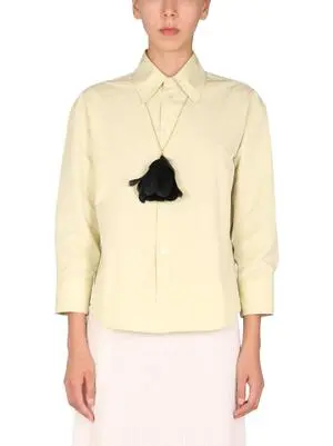 JIL SANDER Boxy Fit Shirt - Green