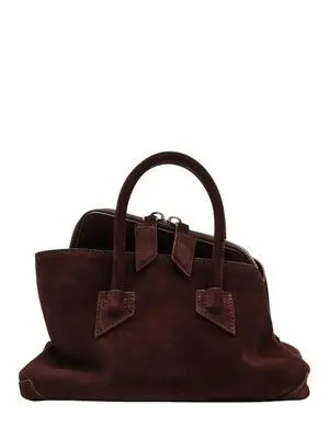 Attico The Attico "La Passeggiata" Suede Mini Bag Brown