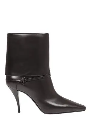 Saint Laurent Niki Ankle Boots - Brown