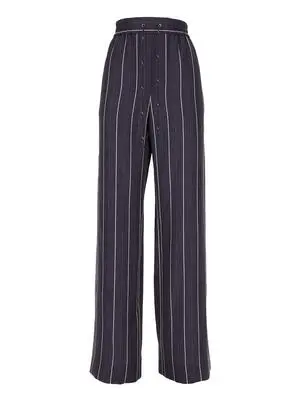Paul Smith Striped Wide Leg Trousers - Multicolor