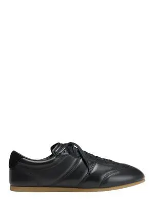 LEMAIRE Black Leather Sneakers - Multicolor