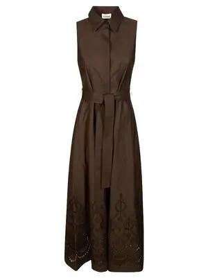 P.a.r.o.s.h P.a.r.o.s.h. Cotton Dress Multicolor