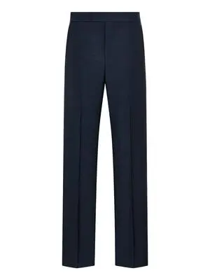 Dior DIOR Wool And Mohair Trousers With Satin Details Multicolor