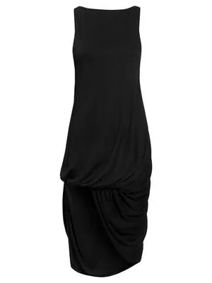 Jacquemus La Robe Peplo Courte Asymmetrical Draped Dress - Multicolor