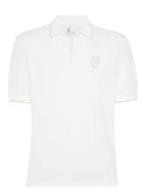 Brunello Cucinelli Piquet Polo Shirt - Multicolor