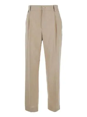 JACQUEMUS JACQUEMUS 'Le Pantalon Croisiere' Linen Trousers