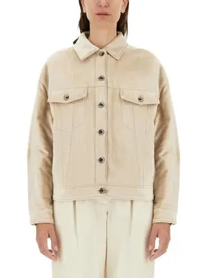 Brunello Cucinelli Padded Jacket - Cream