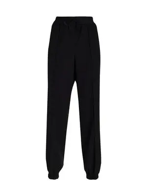 JIL SANDER Black Drawstring Trousers - Multicolor