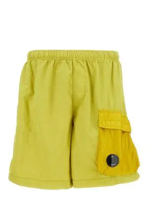 C.P. COMPANY C.P. COMPANY Nylon Cargo Shorts With Lens Detail