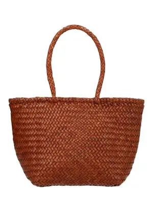 DRAGON DIFFUSION DRAGON DIFFUSION Grace Basket Small Woven Leather Tote
