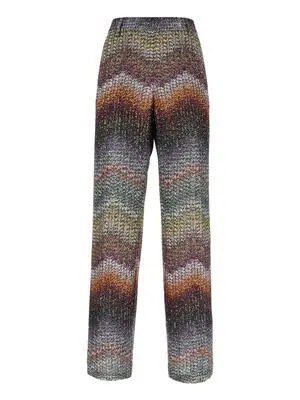 Missoni Zigzag Patterned Trousers - Multicolor