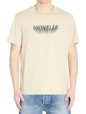 Moncler Neutrals T-shirts & Vests T-shirts - Cream