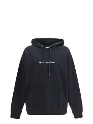 Off-White Script Arrow Diagonal Skate Hoodie - Black