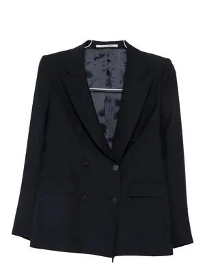 Tagliatore TAGLIATORE Double-Breasted Wool Blazer Jacket Multicolor