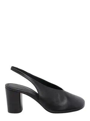 LEMAIRE LEMNAIRE Glove Slingback Block Heel Pumps